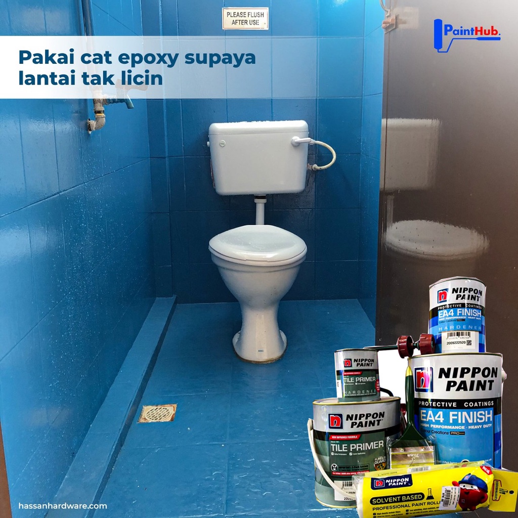 READY STOCK || 100% Original Nippon Paint Tile Primer (Pakej Lengkap ...