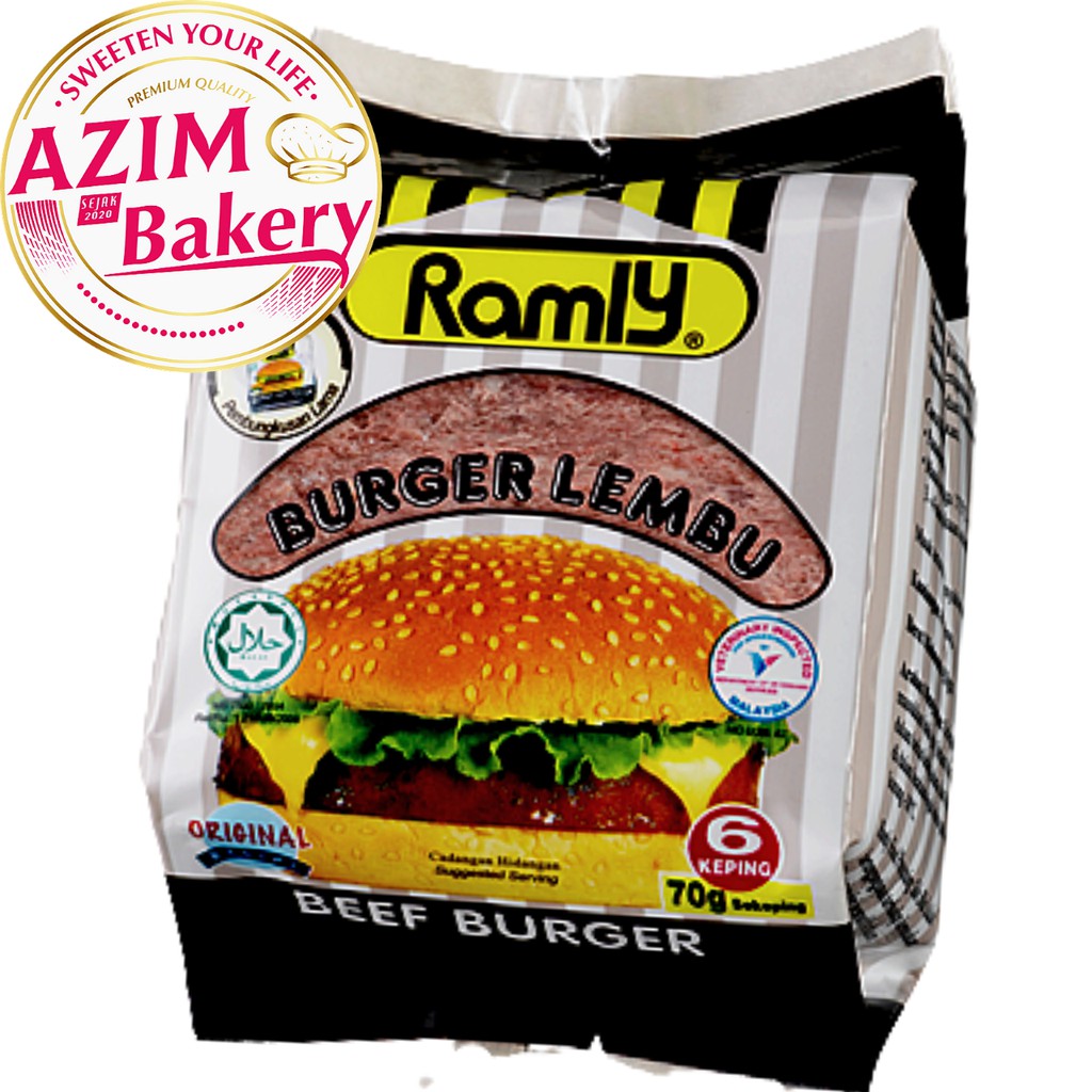 (NO COD,ONLY ONLINE PAYMENT)Ramly Daging Burger Ayam Lembu | Ramly ...