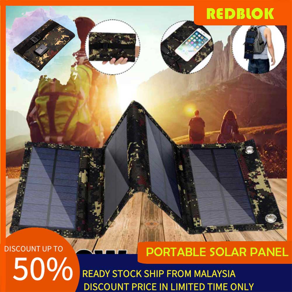 🔥 HOT ITEM 🔥Redblok Multipurpose Solar Panel Eco Friendly Foldable 1.2A ...