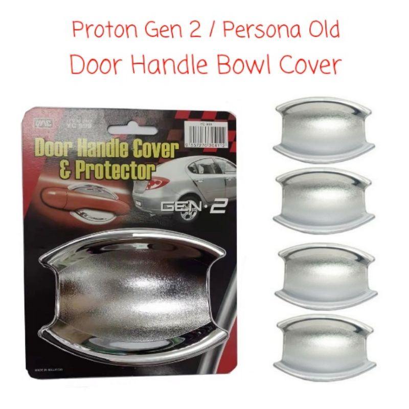 YC999 Persona Old / Gen 2 Door Handle Cover & Protector Silver Chrome ...