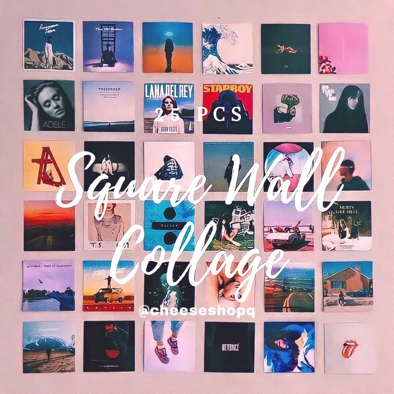 25PCS SQUARE MUSIC ALBUM WALL COLLAGE | Shopee Malaysia