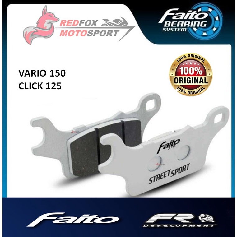 (DPSS-141) Faito Racing Disc Brake Pad(Street Sport) - VARIO150 / CLICK ...