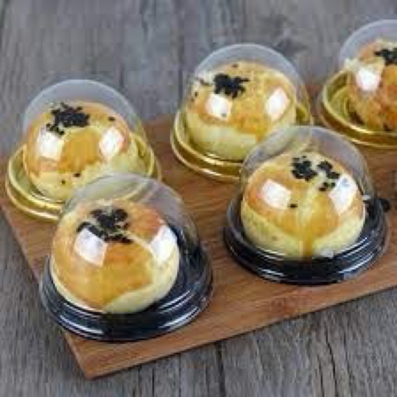 (ready stock🇲🇾) 50pcs set 60G-80G ROUND MOONCAKE TRAY / CONTAINER ...