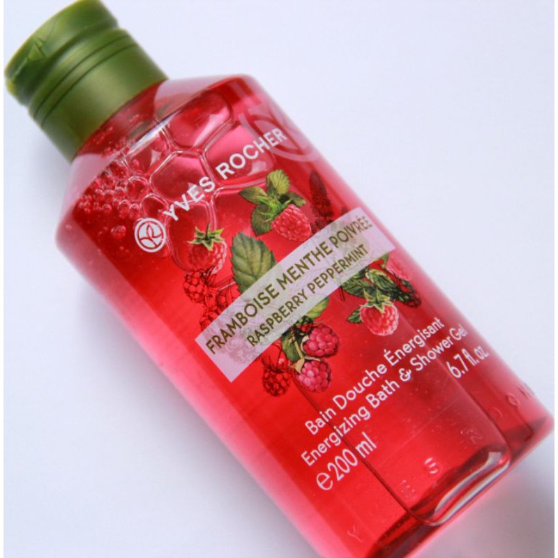 Yves Rocher Raspberry Peppermint Shower Gel (200ml) | Shopee Malaysia