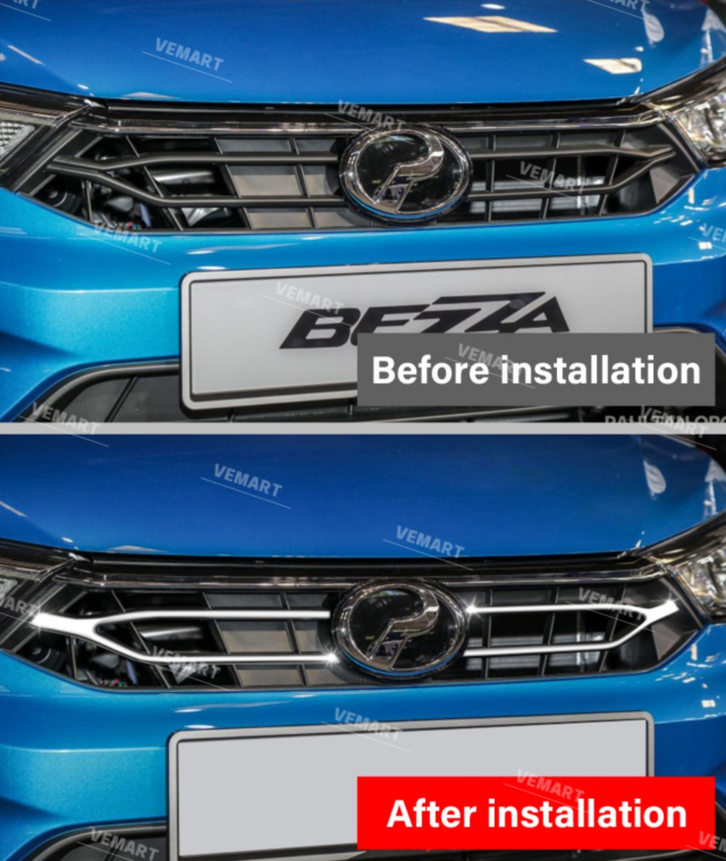 Vemart Perodua bezza carbon fiber exterior decoration accessories bezza ...