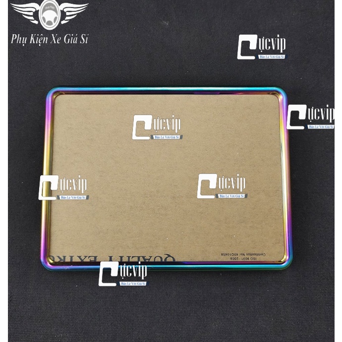 Full Set of Universal Titanium License Plate Frames for Mounting on All ...