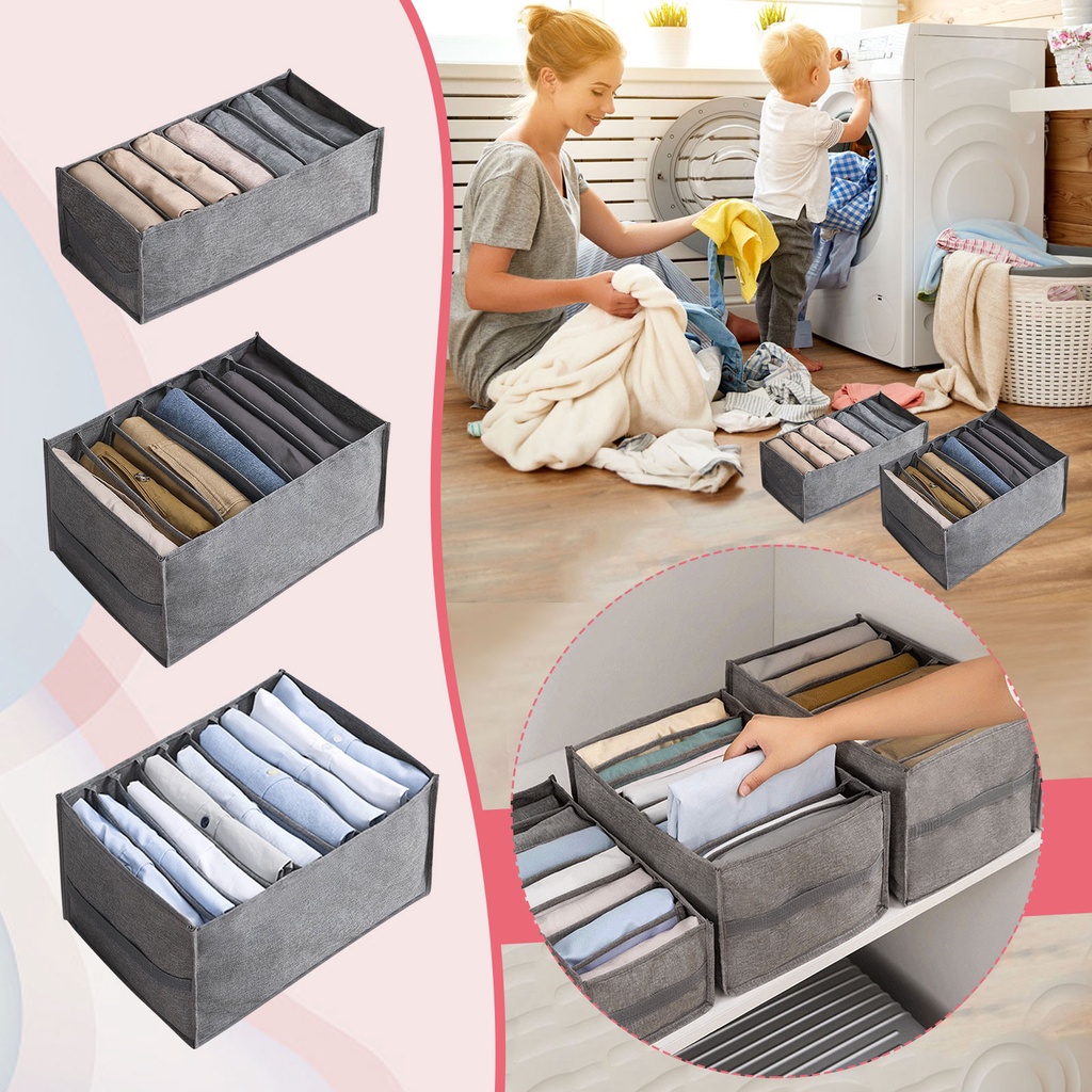 Pants Mesh Clothes Separator Bag Clothes Storage Drawer Cationic Box ...