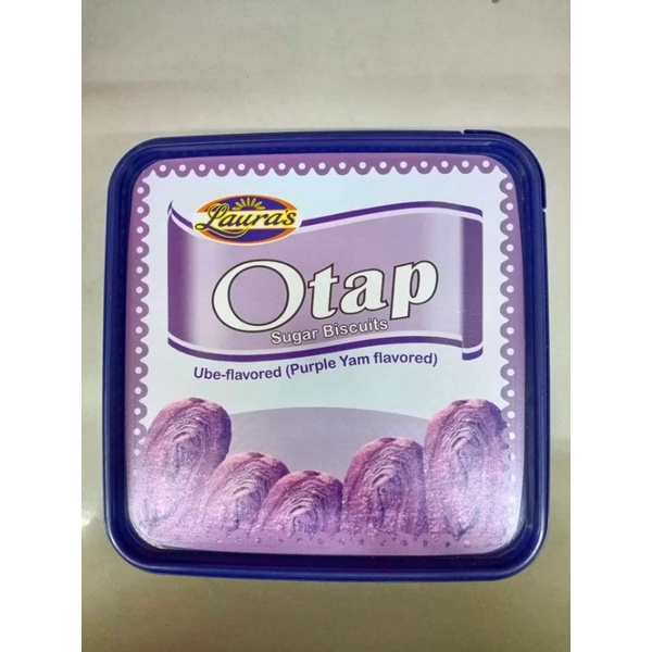 600g Laura's Otap Sugar Biscuits Ube Flavored Pasalubong Treats ...