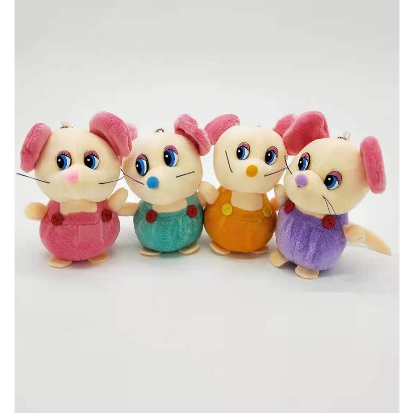 Mouse Keychain Stuff Toy Sofe And Cute Stuffed Toy 4 inches | Shopee ...