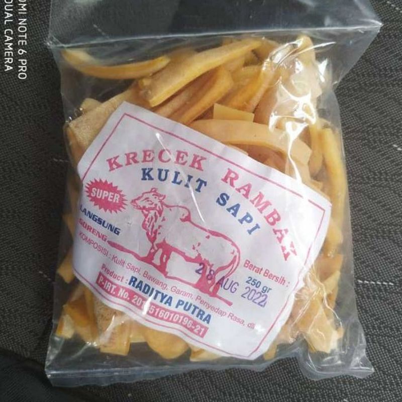 Kerupuk Kulit Rambak Sapi MENTAH Super 250 gram | Shopee Malaysia