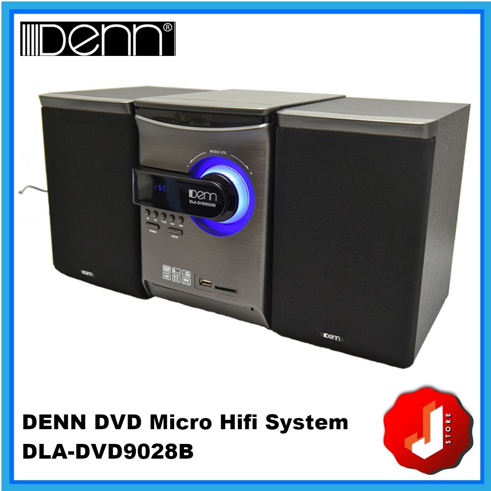 DENN DVD Micro Hifi System DLA-DVD9028B | Shopee Malaysia