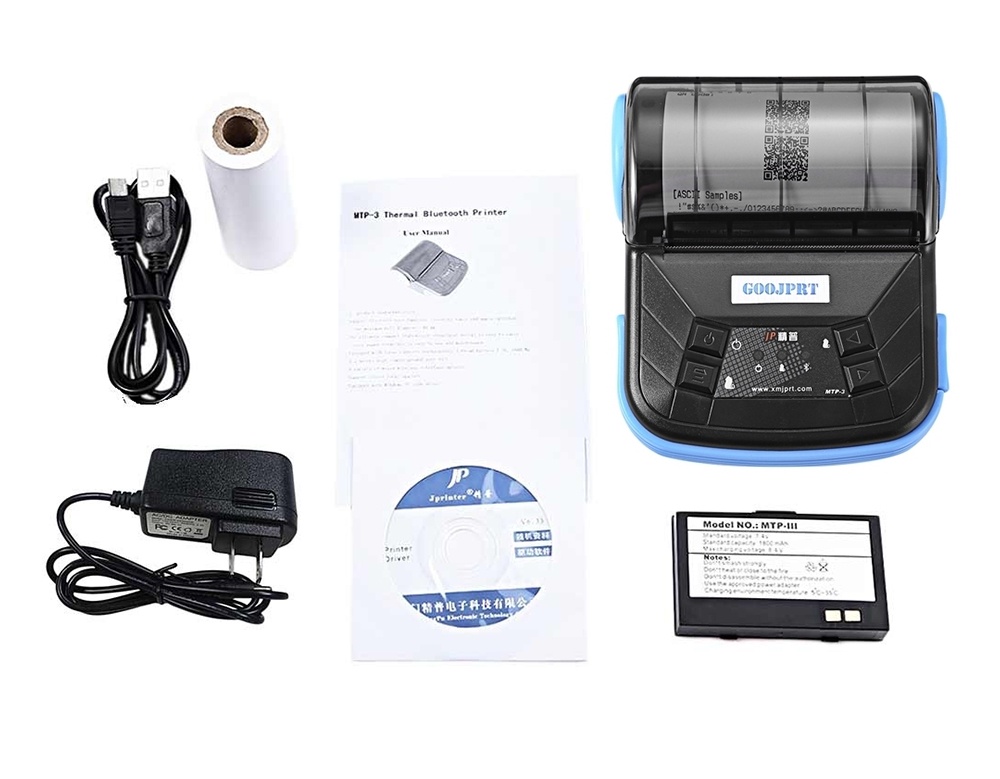 Thermal Printer 80mm / 58MM Bluetooth Receipt Printer Portable Mini Ticket Printing For ...