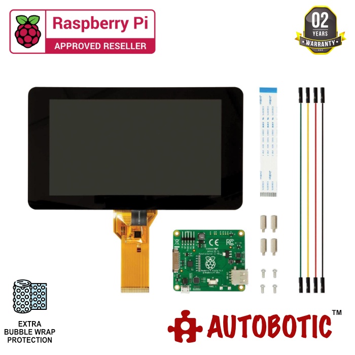 🔥 Original Raspberry Pi LCD - 7 Inch Touchscreen + 2 Yr Warranty ...