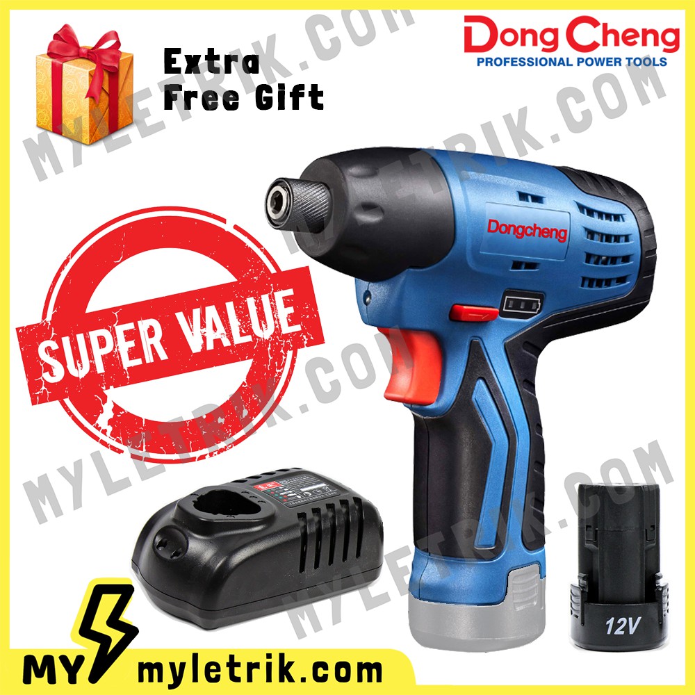 Dong Cheng 东成 12v Cordless Impact Driver Dcpl02 8 Shopee Malaysia