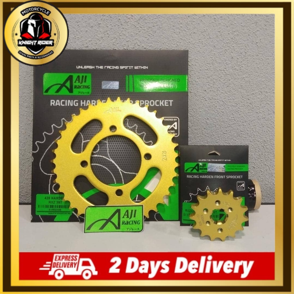 1PCS AJI RACING 428 RXZ LC135 Y125Z SRL110 HARDEN SPROCKET 100% ...