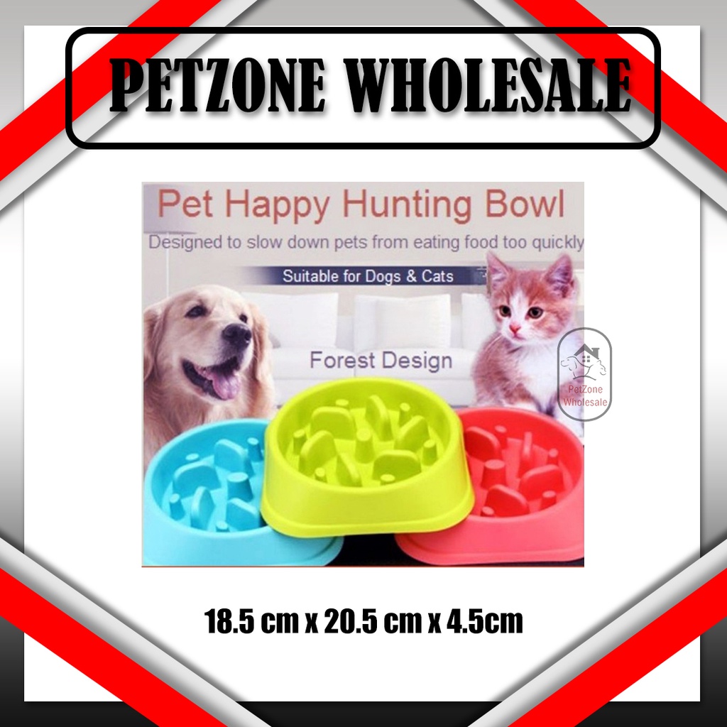 Happy Hunting Slow Bite Bowl - Round Shape | Shopee Malaysia