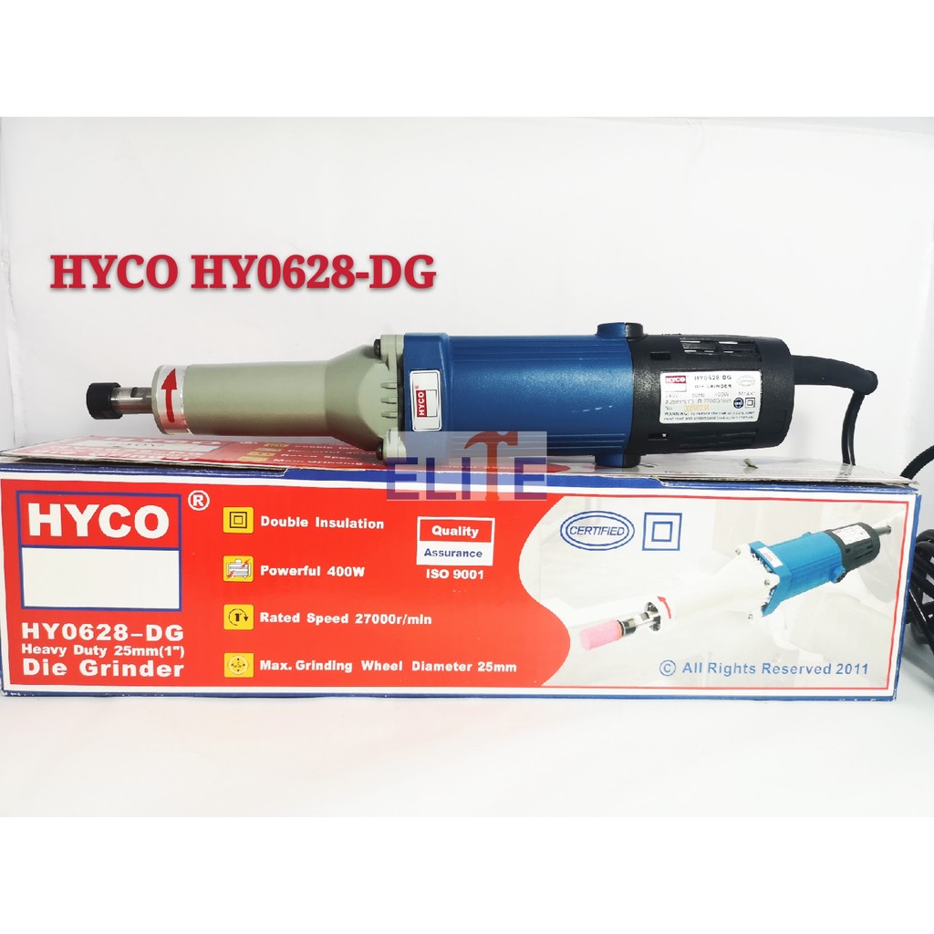 HYCO HEAVY DUTY 25mm(1") DIE GRINDER HY0628-DG 400W | Shopee Malaysia