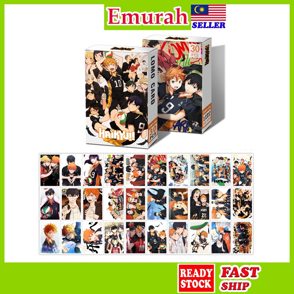Haikyuu Lomo Card 30pcs Anime Manga Photocard Photo Card Haikyu ...