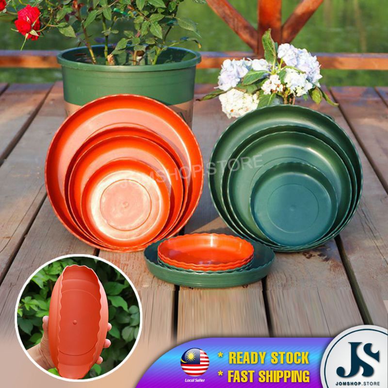 Pelapik Pasu Bunga Flower Pot Plate Plant Plastic Pot Saucer Design ...