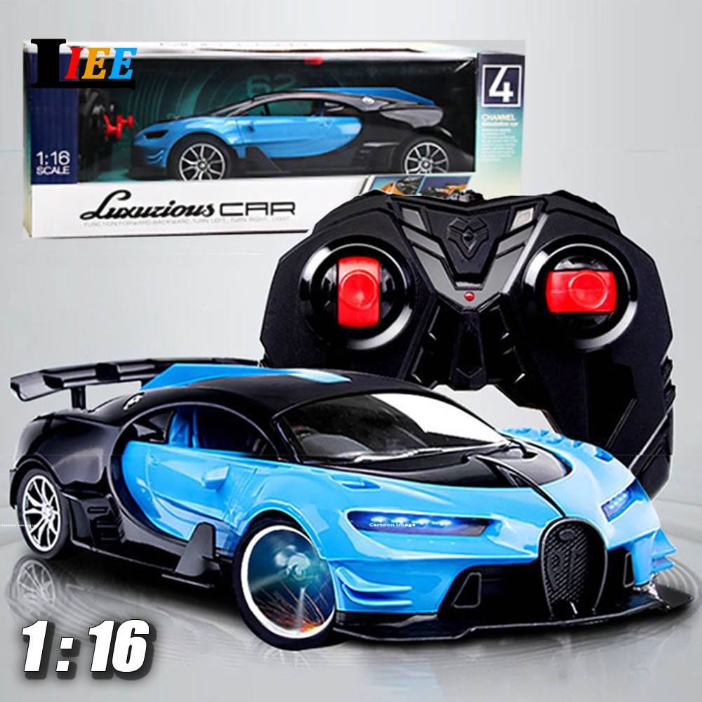 1:16 RC Sports Car Remote Control Rechargeable Race Racing Car ...