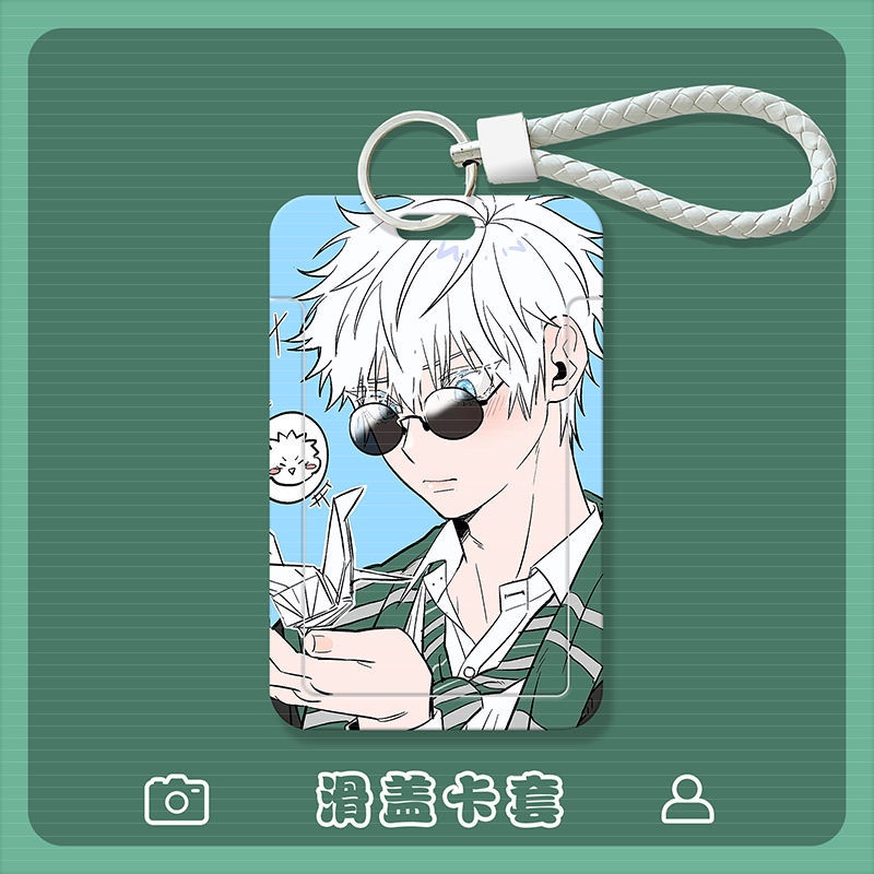 【6】Anime Jujutsu Kaisen Mrt Card Holder Gojo Satoru subway bus card ...