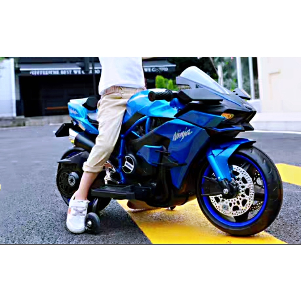 Sports Remote Control 12V Big Size Ninja Superbike Kids Ride On Bike ...