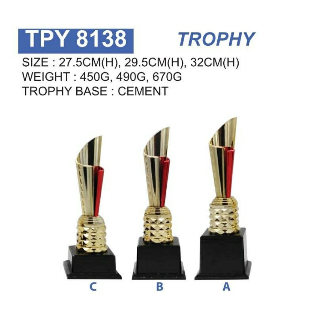 BIG TROPHY TPY 8138 / PIALA / SCREW MEDAL / TROPHY / PLAQUE I Doorgift / Souvenir / Gifts ...