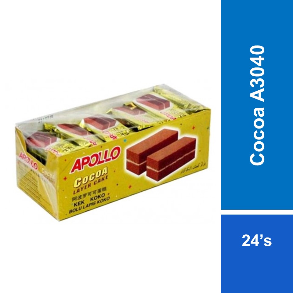 Apollo Cocoa Cake A3040 24's | Shopee Malaysia
