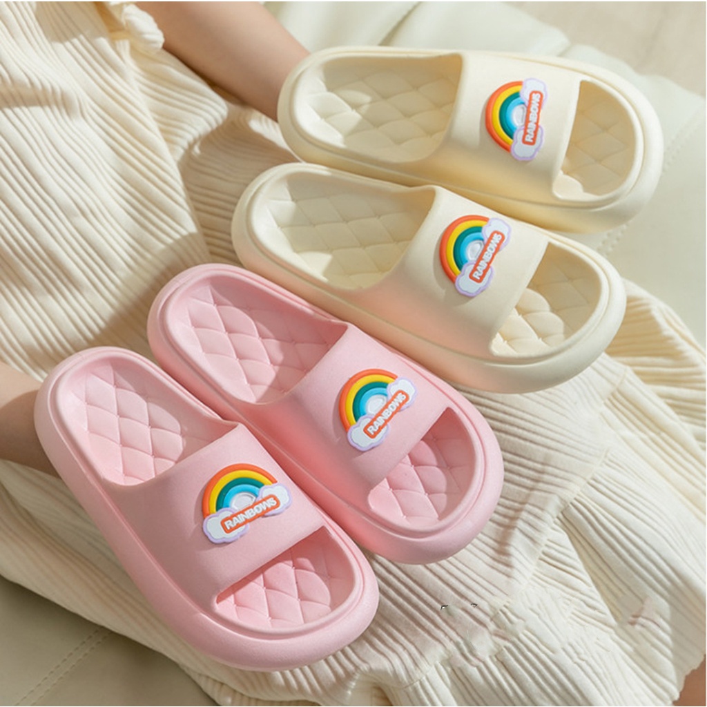 Rainbows bread slippers are beautiful and beautiful for men and women ...