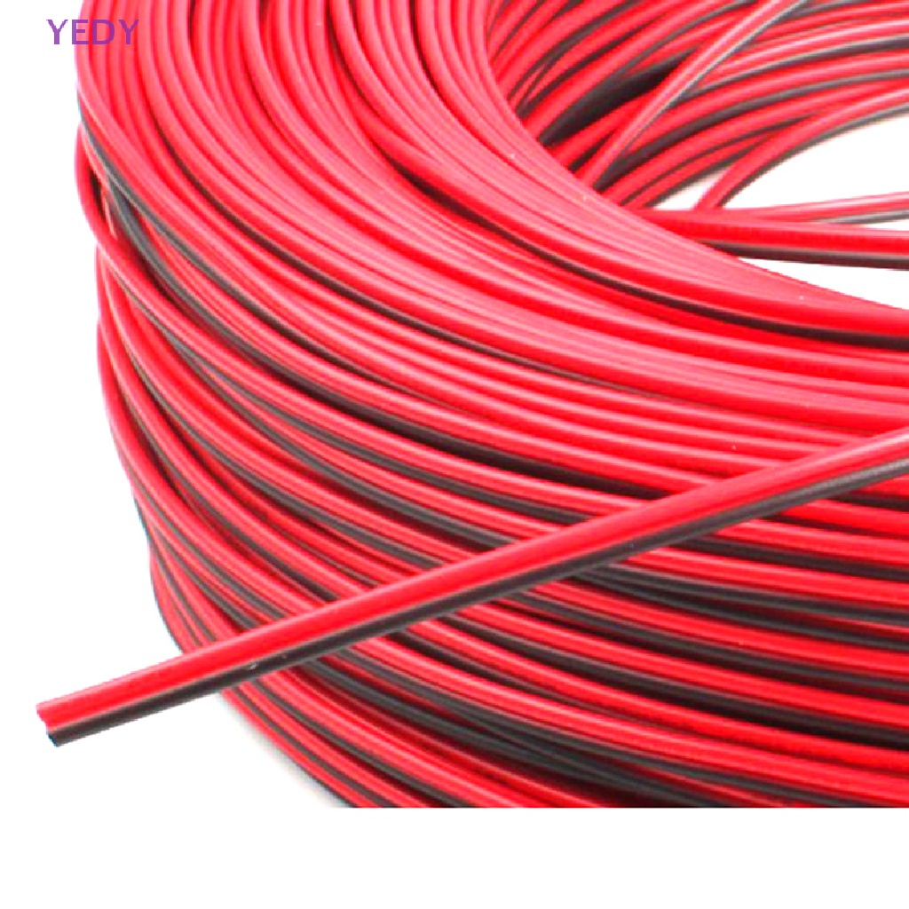 YEDY 10m LED Cables 2 Pin LED Strip Cable 22AWG 2 Core Red Black ...