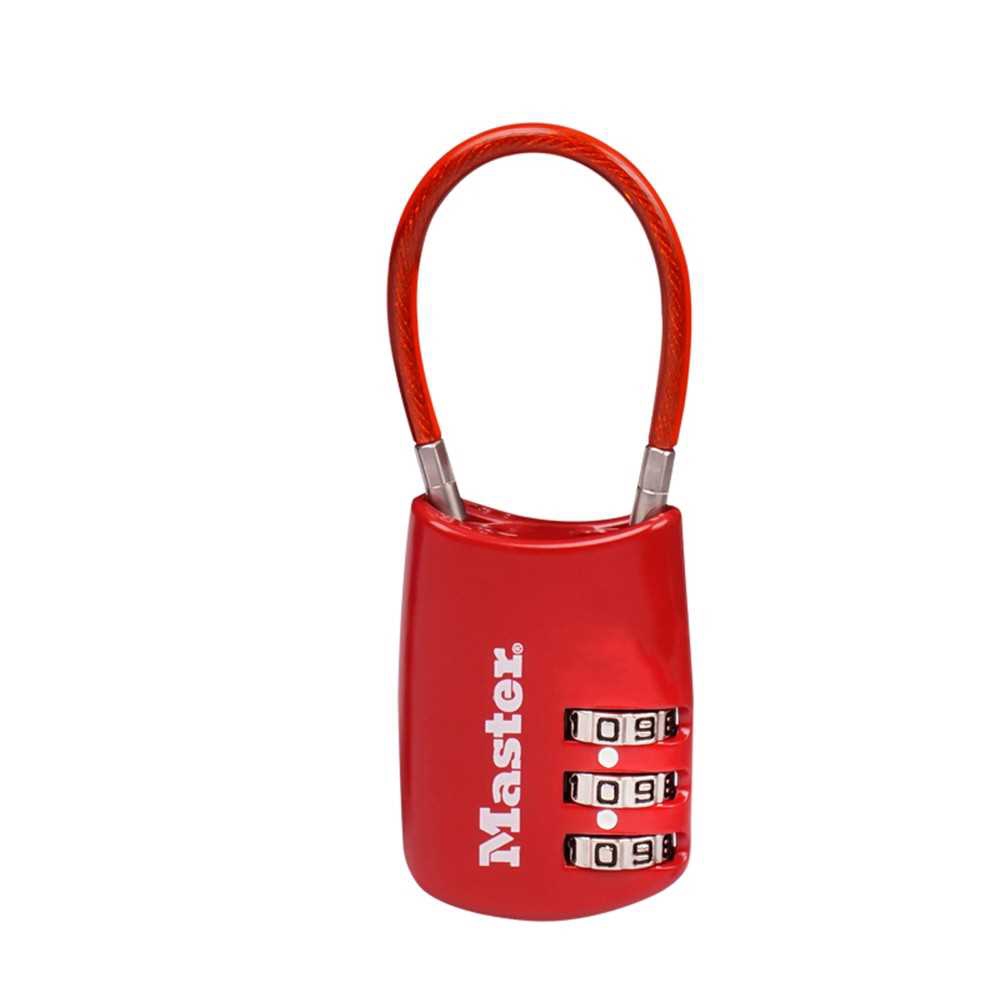 Master Lock TSA Accepted Lock Luggage Briefcase Padlock (Red) | Shopee ...