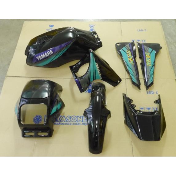 YAMAHA RXZ 6 SPEED BODY COVER SET (5) #STICKER TANAM | Shopee Malaysia