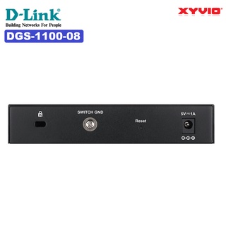 D-LINK DGS-1100-05 / DGS-1100-08 8-Port / DGS-1100-08P 8-Port Gigabit ...