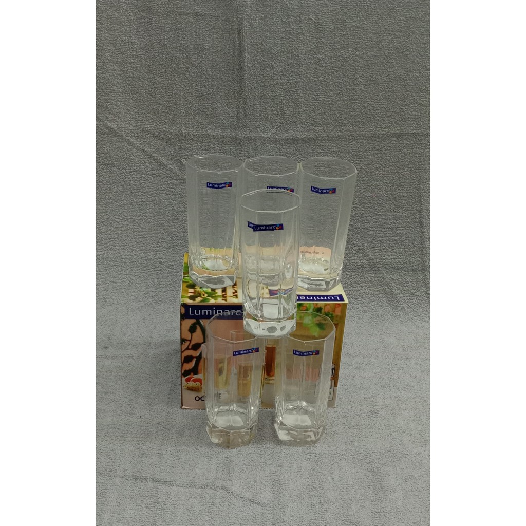 LUMINARC OCTIME GLASS 6PC | Shopee Malaysia