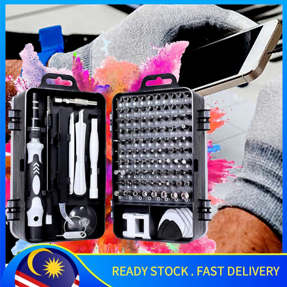 🔥 READY STOCK 🔥 HIHILAH JN-115 Precision Screwdriver 115 in 1 Set Phone Mobile Repair Device ...