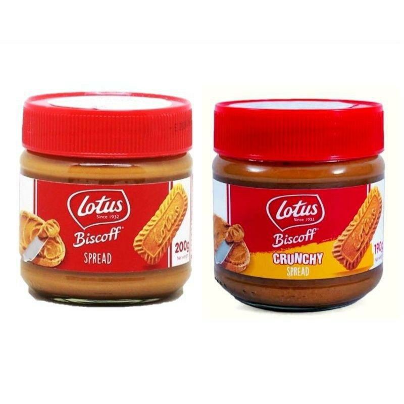 LOTUS Biscoff Spread Smooth 200g / Crunchy 190g | Shopee Malaysia