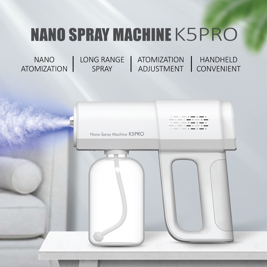 [K5 PRO ]🔥Ready stock Fast Delivery🔥New Model K5 PRO Wireless Nano spray Disinfection spray Gun ...