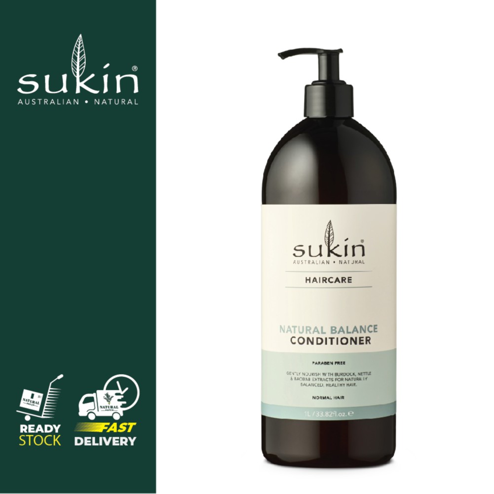 [SUKIN ORGANIC] Natural Balance Conditioner | Hair Care (1L) | Shopee ...