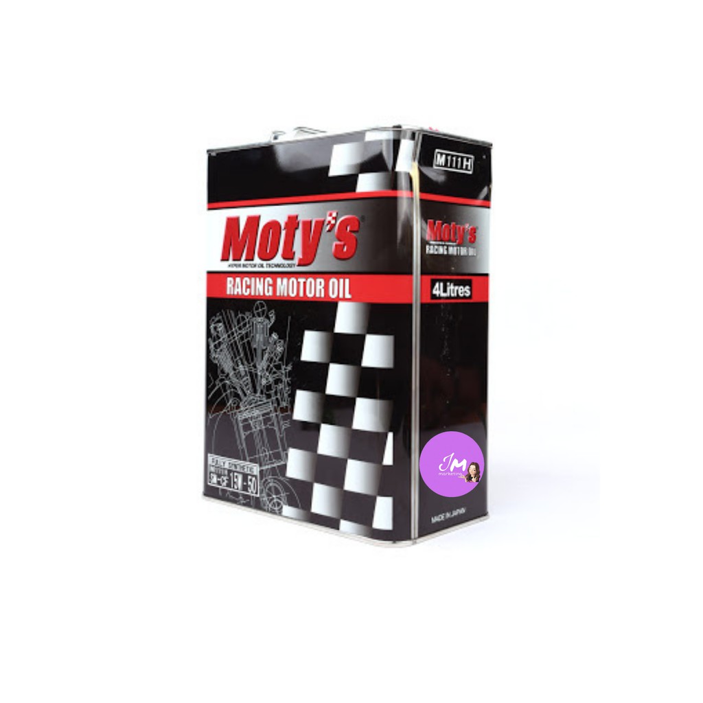 MOTY'S M110 50 Fully Synthetic Oil (4L) | Shopee Malaysia