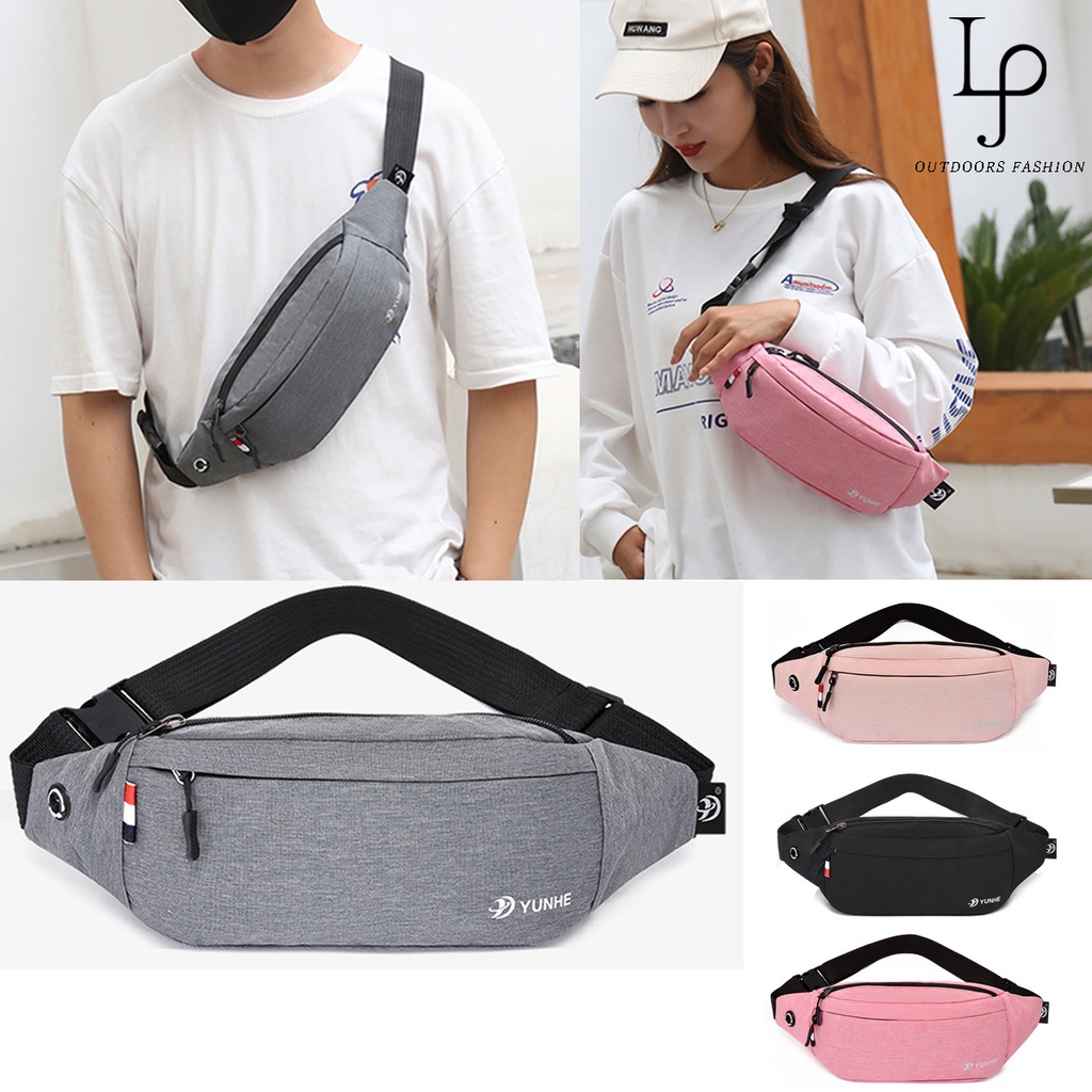 LJ- Chest Bag Waist Pouch Man Woman Bag Casual Street Sports Shoulder ...