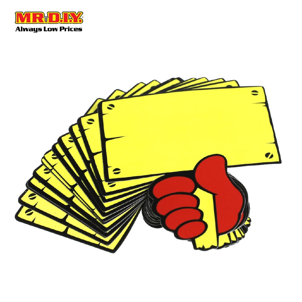 MR.DIY Board Pop Price Tags Medium F-011 (12pcs) | Shopee Malaysia