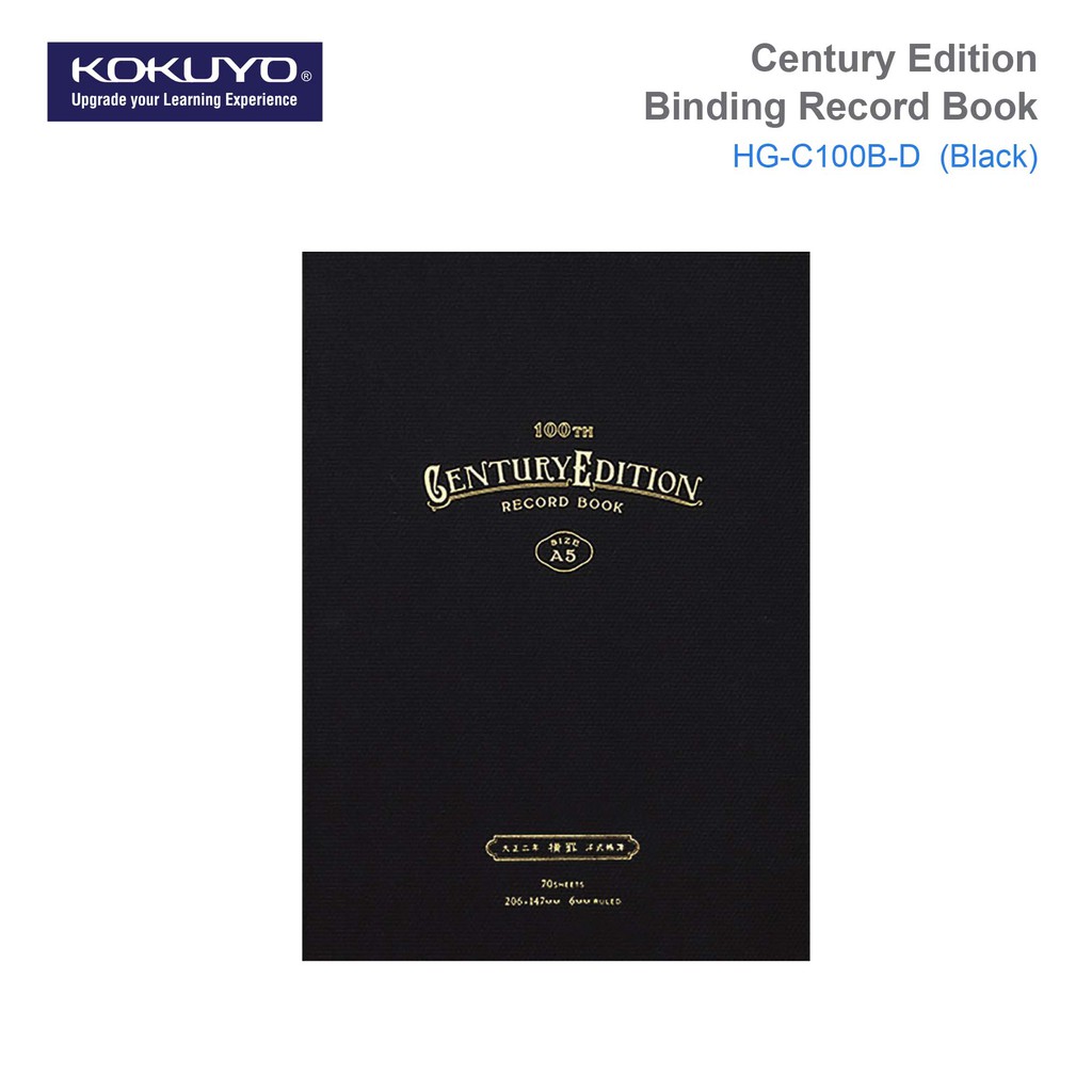 Kokuyo Binding Record Book HG-C100B-D | Shopee Malaysia