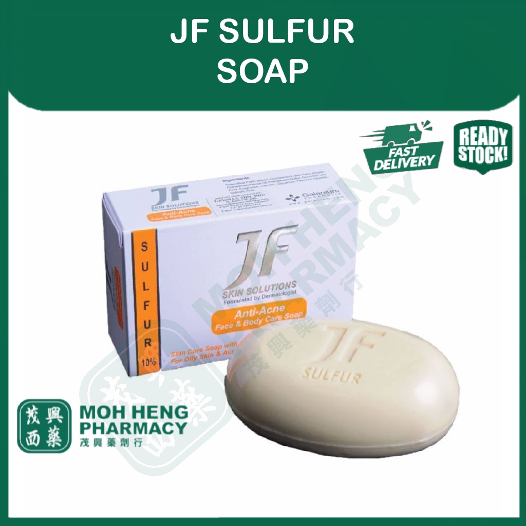 JF SULFUR 10% Face & Body Care Soap (100g)(Exp 10/2024) | Shopee Malaysia