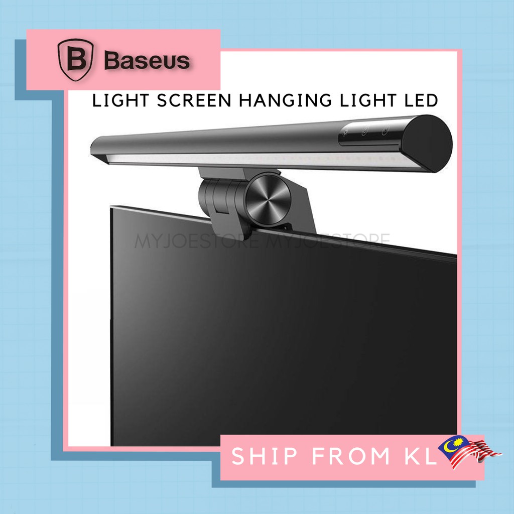 Baseus Light Screen Hanging Light LED PC Computer Lampu Skrin Lamp ...