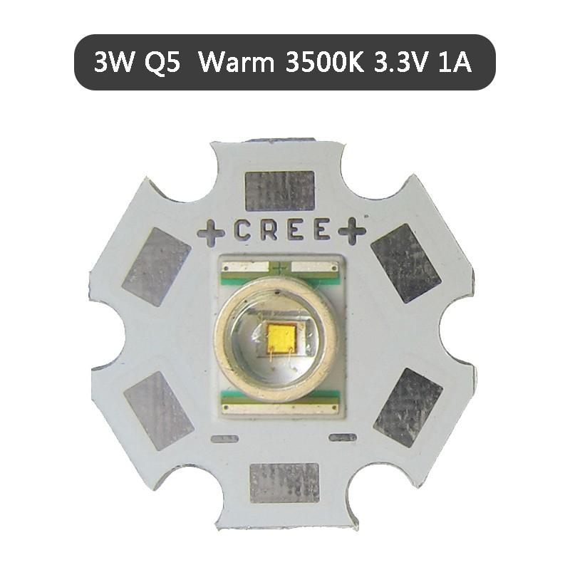 1pc CREE XPE2 3W / XRE Q5 3W / XTE R5 5W / XPG2 R5 5W / 10W XML XM-L T6 ...