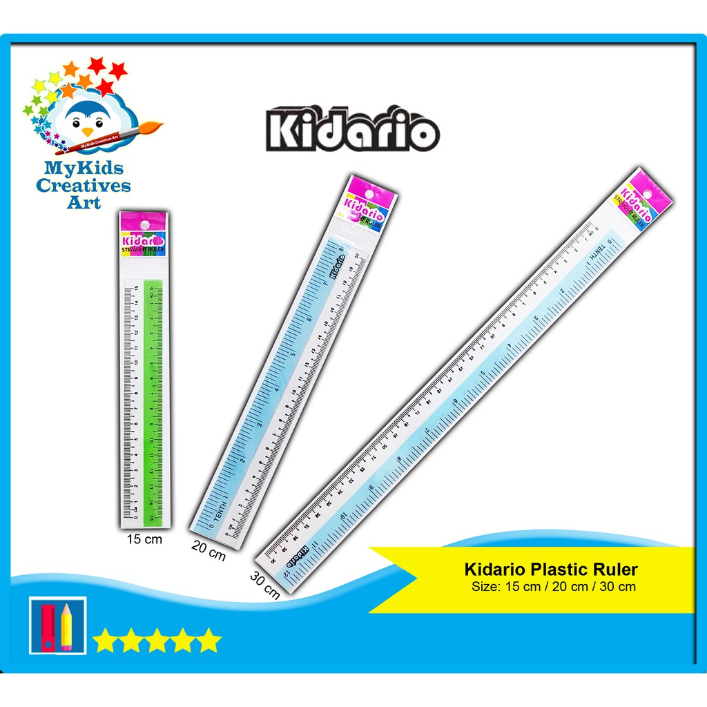 Kidario Plastic Rulers | Shopee Malaysia