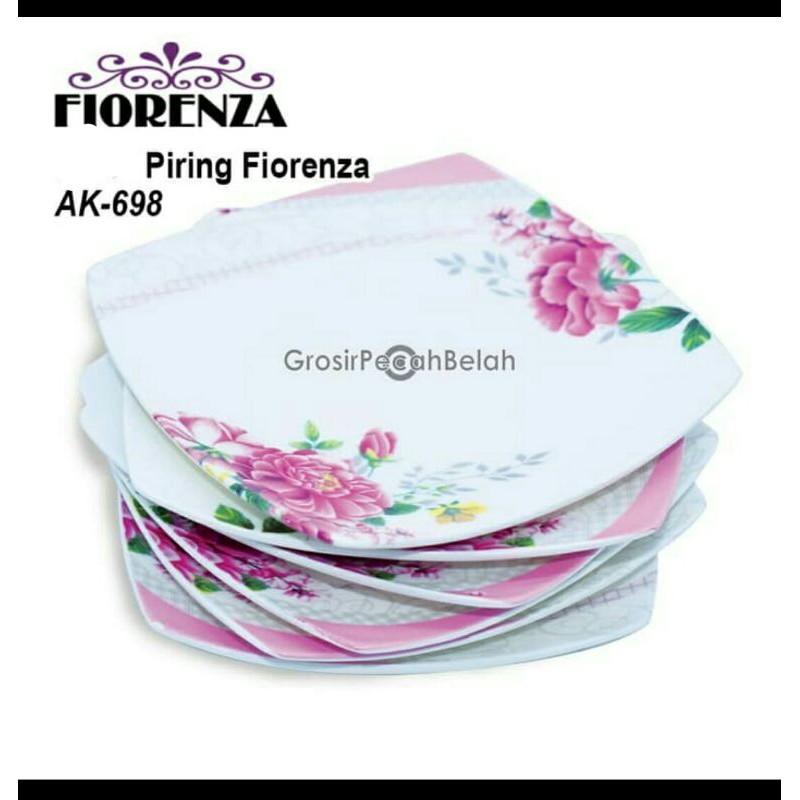 Fiorenza Ceramic Shaby Cake Plates 1 Dozen (12 Pcs) | Shopee Malaysia