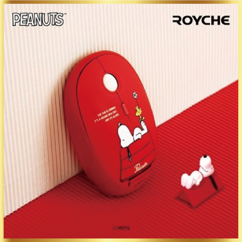 SNOOPY Bluetooth Wireless Mouse Silent Mouse No Click Sound | Shopee ...