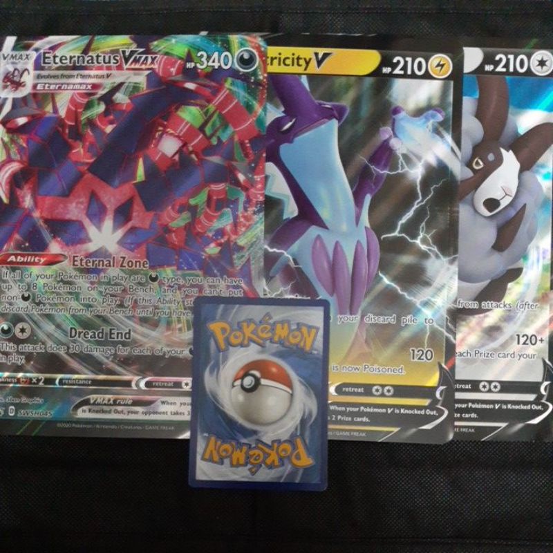 Pokemon Card TCG : Jumbo Card: Eternatus VMAX SWSH045 / Dubwool V ...