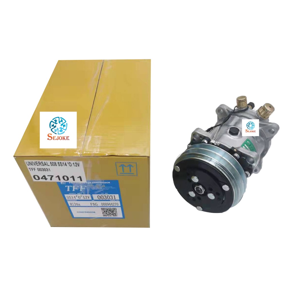 Aircond Compressor New Universal 508 (O) 12V 5S | Shopee Malaysia